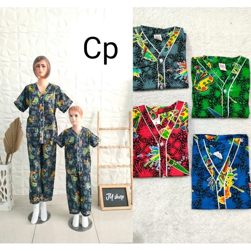 Original Pajama BATIK Nightgown BATIK Chart COUPLE MOTIF Code K005 CP ...