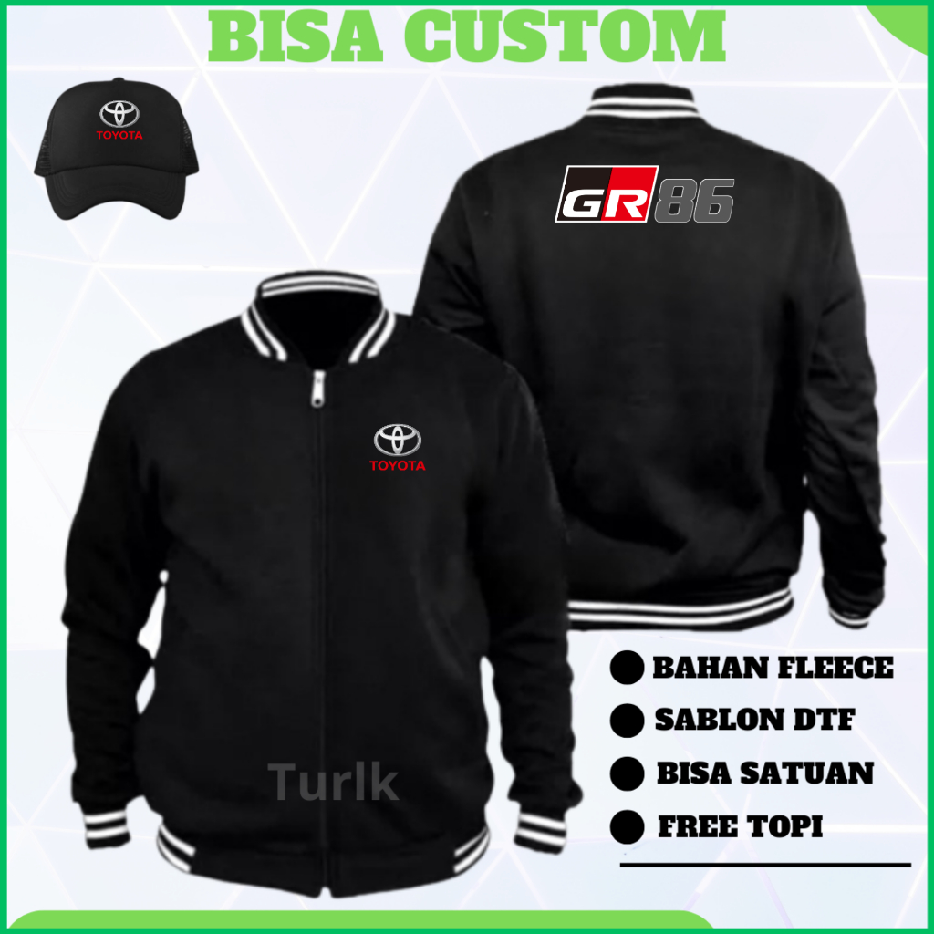 Toyota GR86 Jacket Custom Varsity Jacket | Shopee Malaysia
