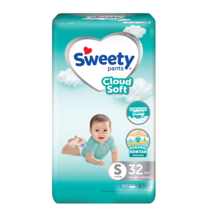 Sweety SILVER Pant Pants Diaper Cloud Soft Pants Adhesive Taped Tapped ...