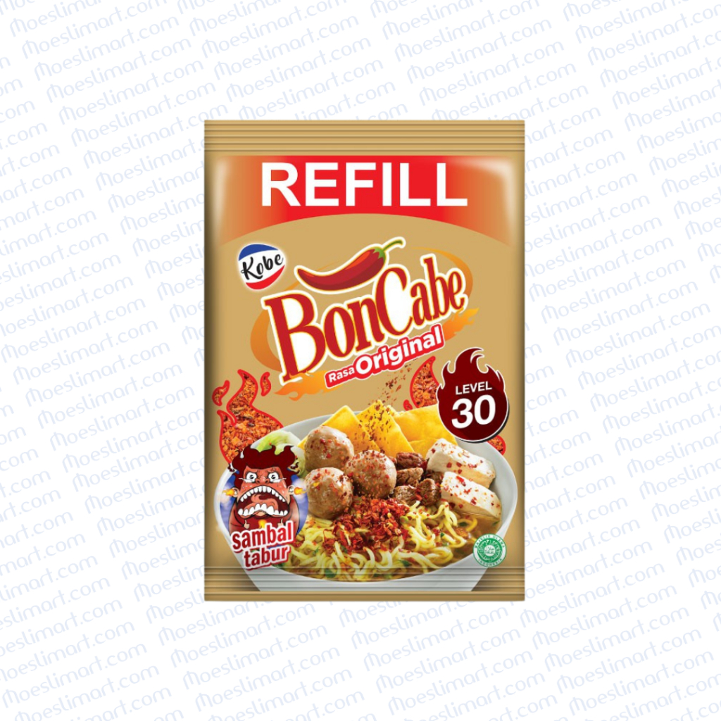 Bon Chili Sambal Tabur Level 30 Original Flavor REFILL 35 g | Shopee ...