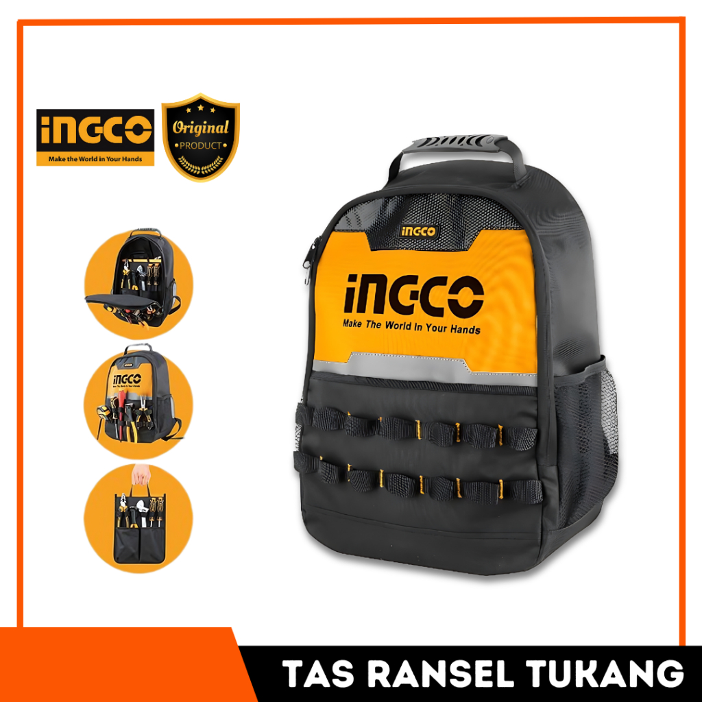 Ingco Backpack HBP0101 Tools Backpack HBP0101 INGCO Tool Bag Backpack ...