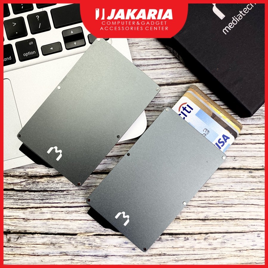 Mediatech Aluminum RFID Card Wallet Smart Card Holder Wallet RFID ...