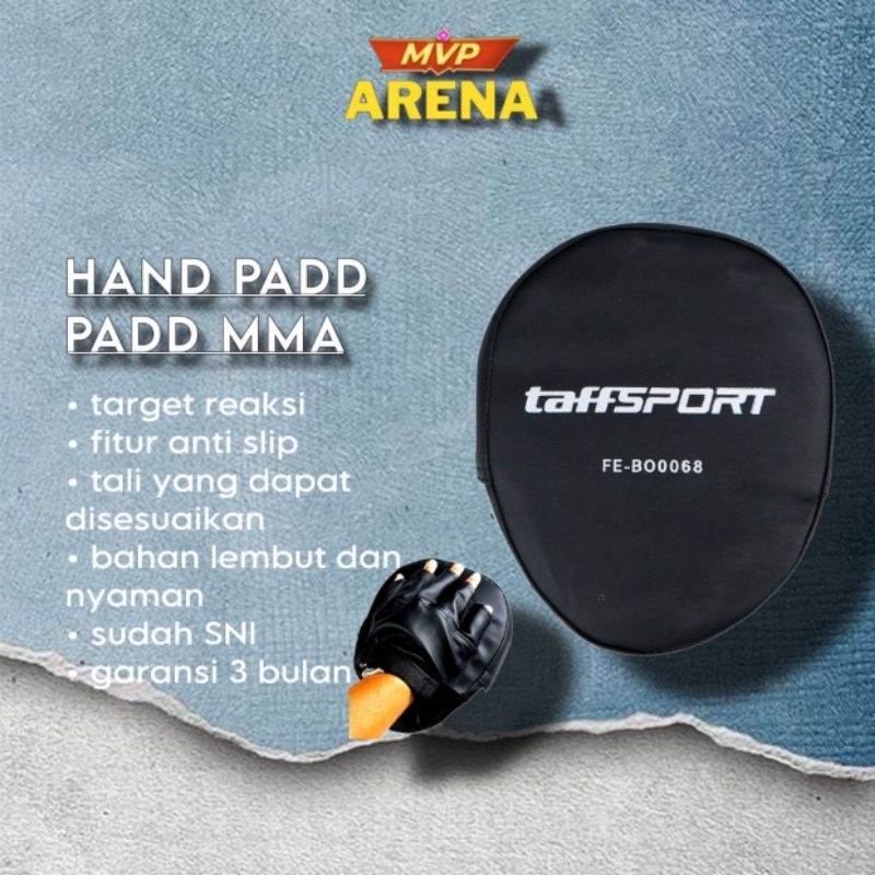 HITAM Mma Pad MMA Boxing Gloves MMA Muay Thai Leather Glove PU Foam ...