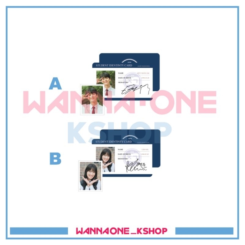 Id card photo id set Lovely runner ryu seonjae lim sol byeon woo seok ...