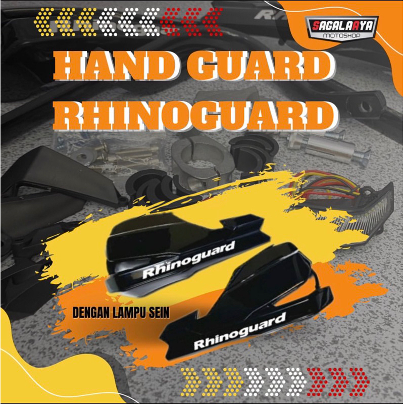 Handguard Rhinoguard hand guard rhino guard with turn signal signal ...