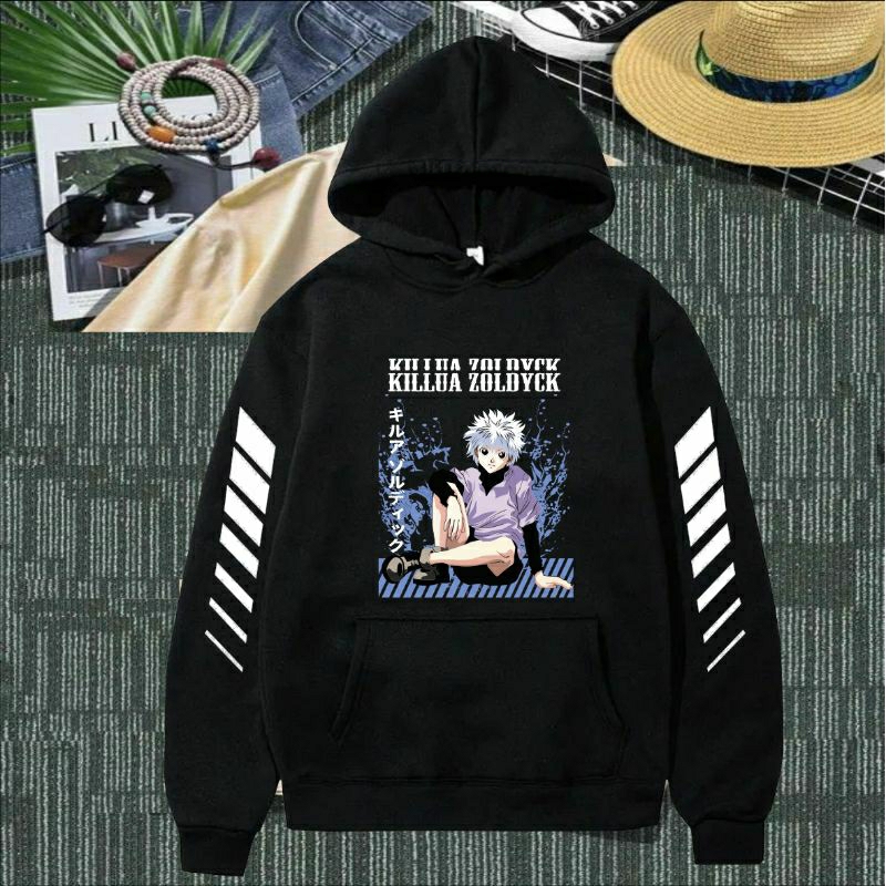 Hoodie Jumper Jacket Killua Zoldyck Hunter x Hunter Anime Manga Japan ...