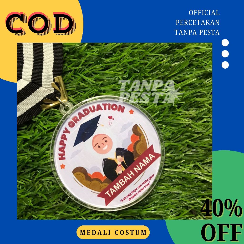 Happy graduation Costume Medal - Medal Cartoon vector Image | Shopee ...
