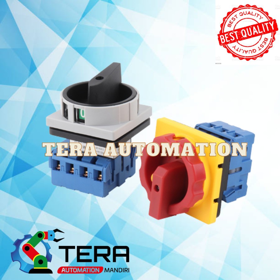 MERAH HITAM Cam Switch Selector Rotary Changeover COS 3P 64x64 GS04-40 ...