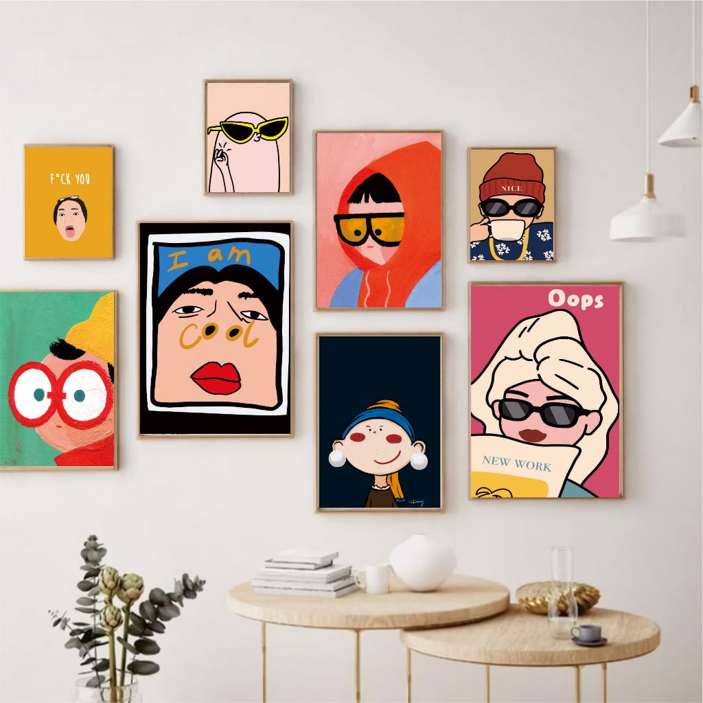 HIASAN DINDING [wall Frame] Minimalist aesthetic wall decoration born ...