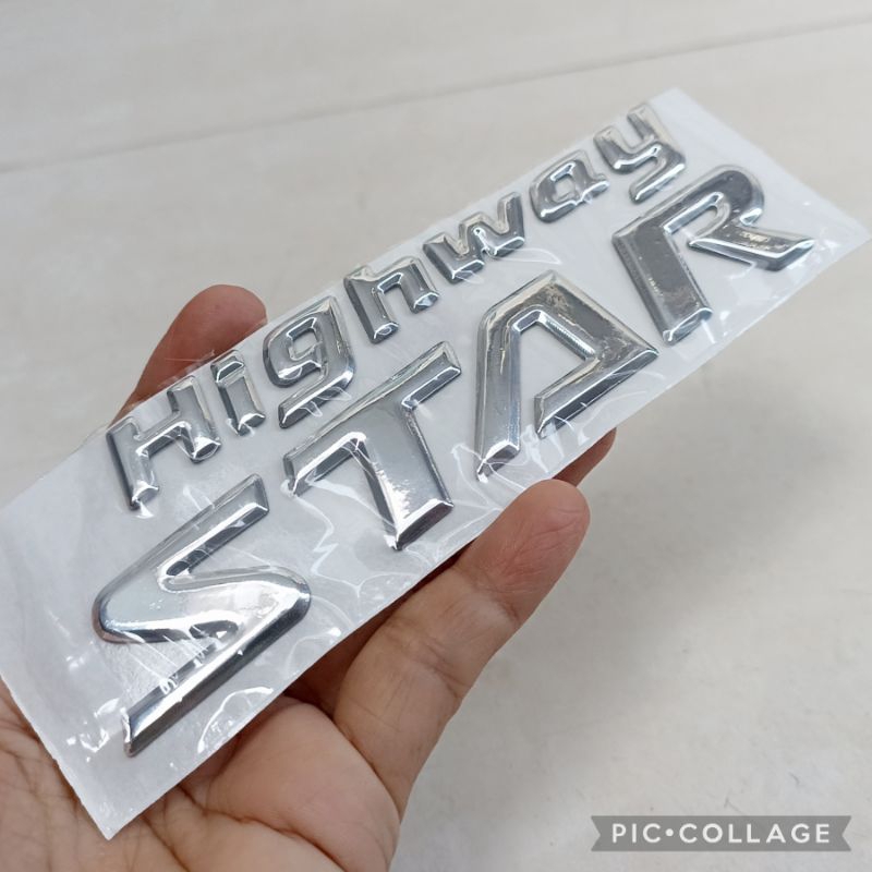 Highway STAR emblem sticker nissan serena nissan grand livina elgrand ...