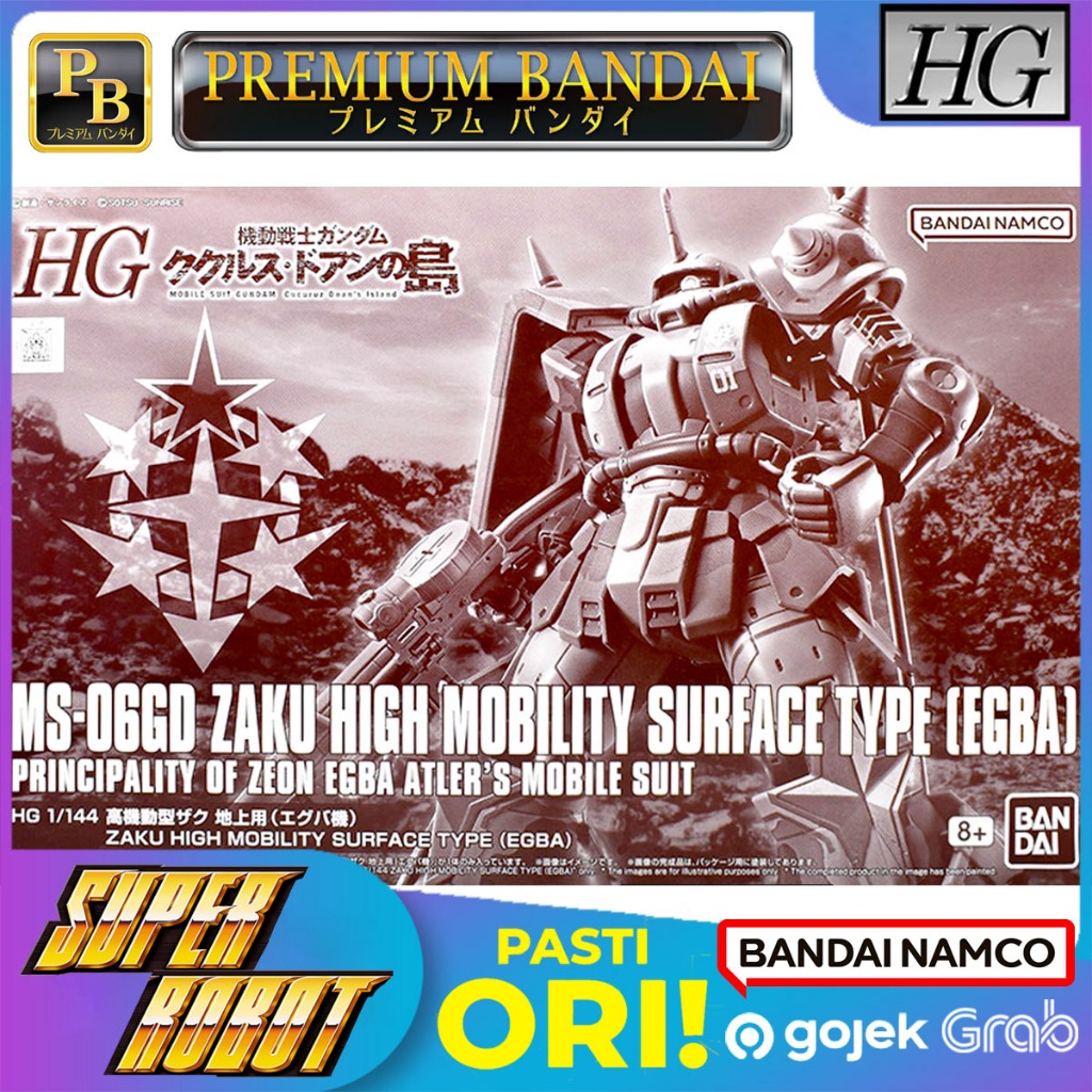 Bandai HG MS-06GD Zaku High Mobility Surface Type Egba - P-BANDAI Limited | Shopee Malaysia