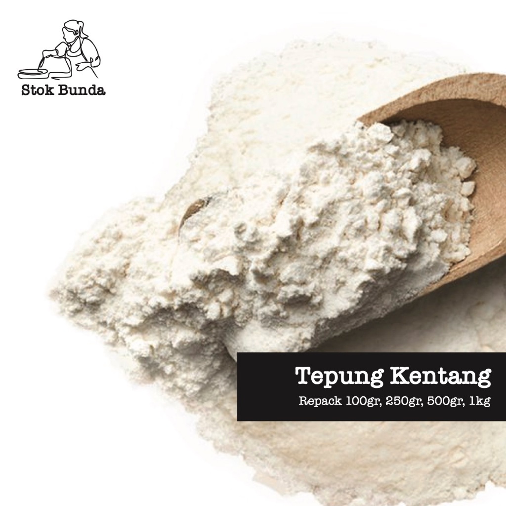 Repack Potato Flour 100gr 250gr 500gr 1000gr | Shopee Malaysia