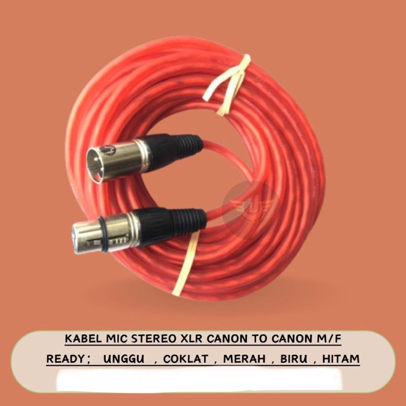 Canon XLR Male to Female Jack Mic Cable Canon Male to Female Jack ...
