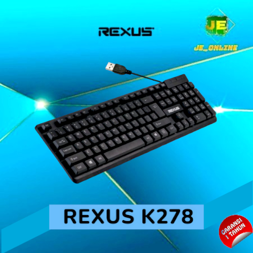 Rexus K278 membrane office Keyboard | Shopee Malaysia
