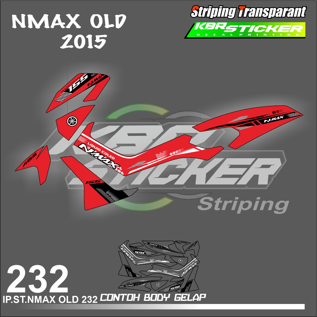 Nmax OLD 2015 YAMAHA NMAX OLD Motorcycle STRIPING STICKER - HOLOGRAM ...