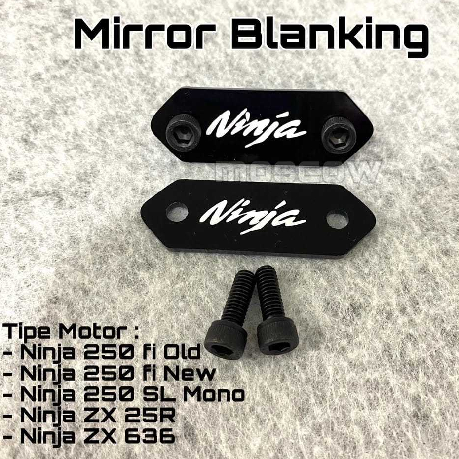 Ninja 250 Fi ZX Mirror Blanking Mirror Cover | Shopee Malaysia