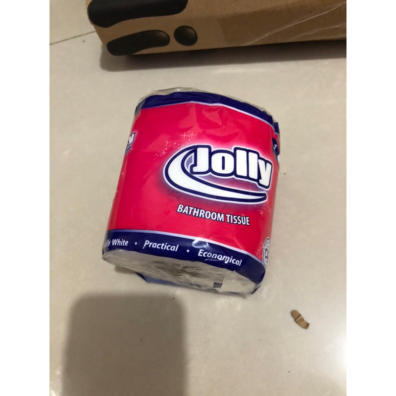 Jolly bath room Tissue jolly roll 200 Sheets Toilet Tissue | Shopee ...