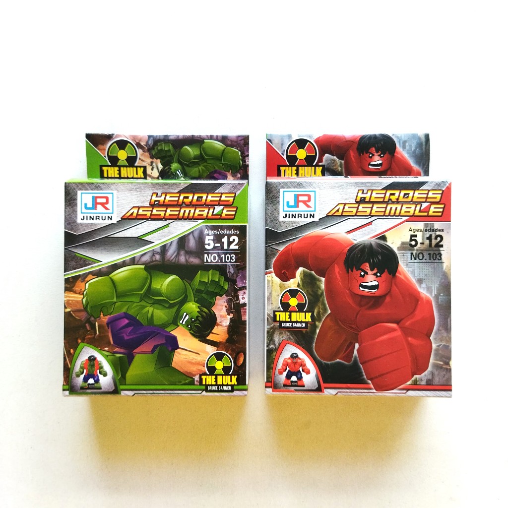 Annyeong HASEYO GIFT SHOP | Lego Bricks The Hulk Bruce Banner Mini ...