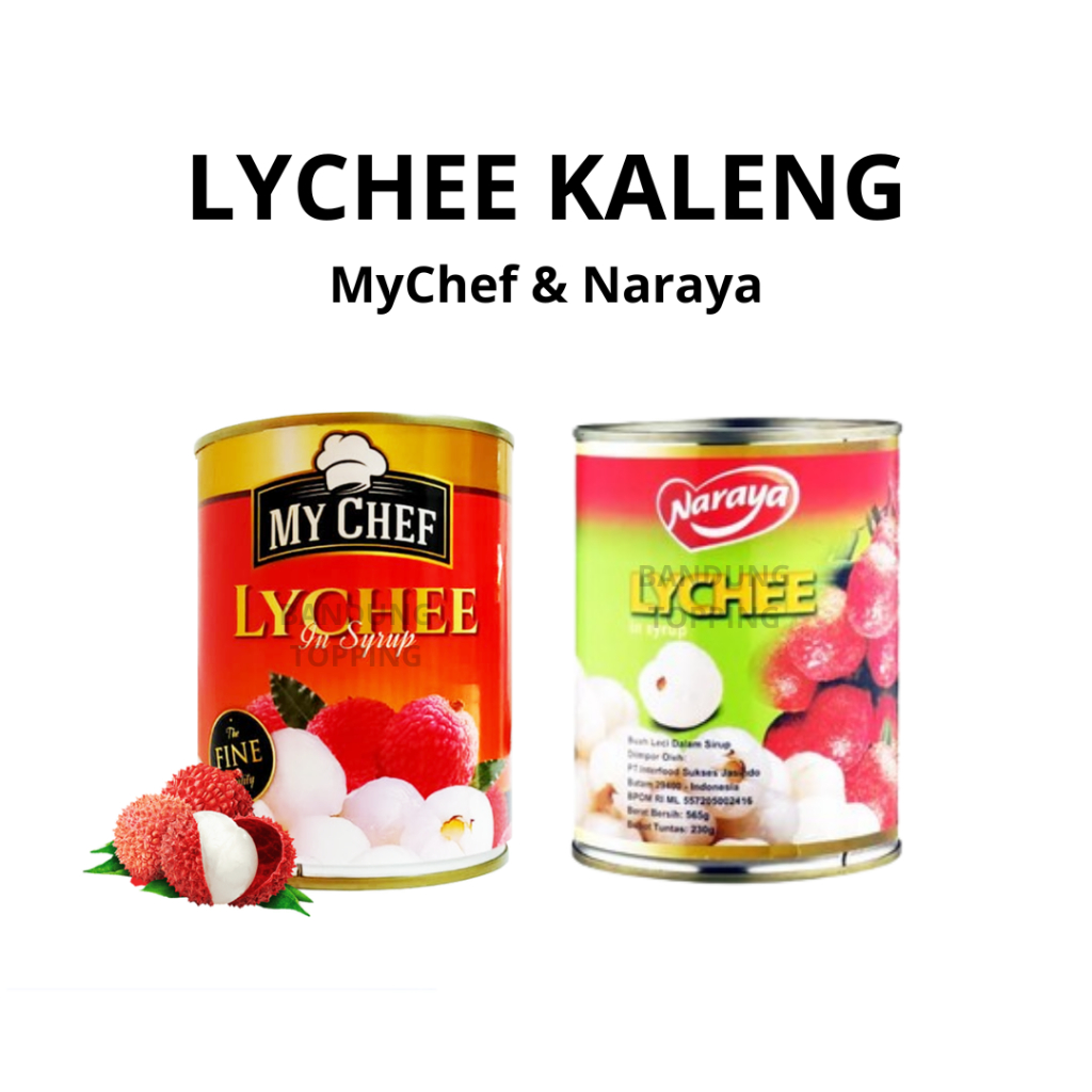 Naraya & MyChef LYCHEE Cans/ longan In Syrup/Canned lechy-longan ...