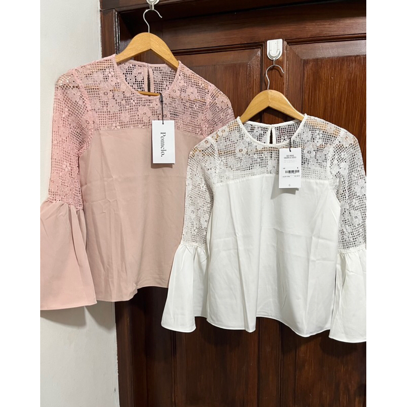 Pomelo original lace blouse | Shopee Malaysia