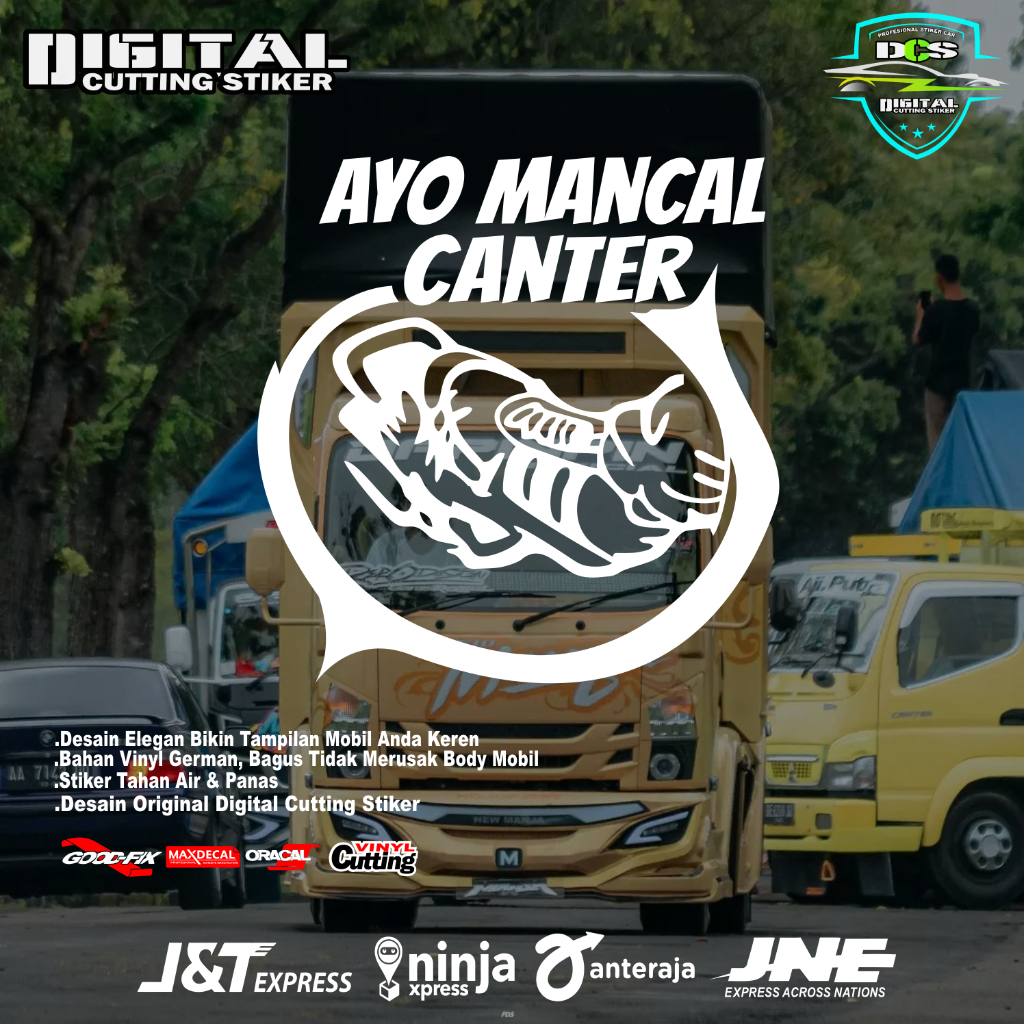 Truck words stickers, let's be mancal canter, variations of pickup ...