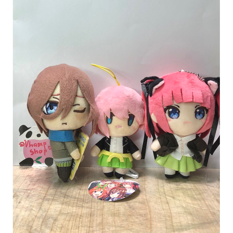 Gotoubun no Hanayome Nakano Miku, Ichika, Nino merch Official Plush ...