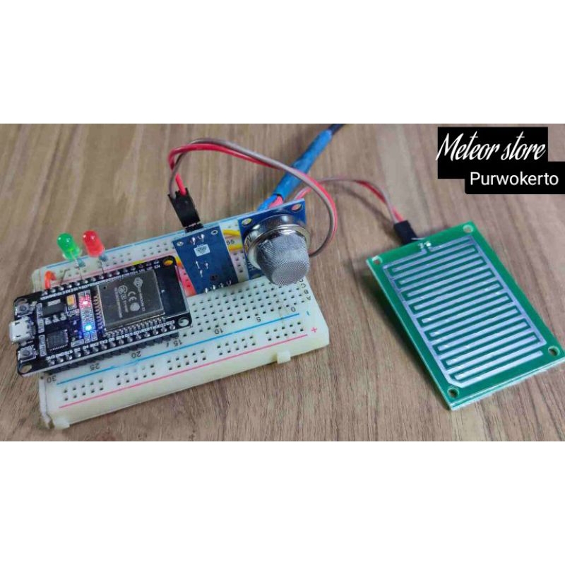 Rain Detector System Using ESP8266 Or ESP32 With Blynk Notification starter kit Iot | Shopee ...