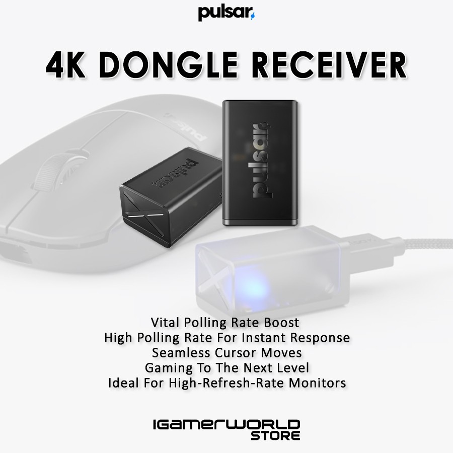 Pulsar 4K Pooling Rate Receiver Dongle Adapter | Shopee Malaysia