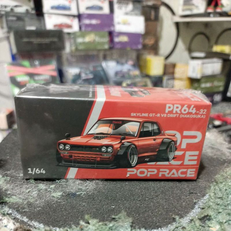 Pop Race PR64-32 Skyline GT-R V8 Drift (HakoSuka) | Shopee Malaysia