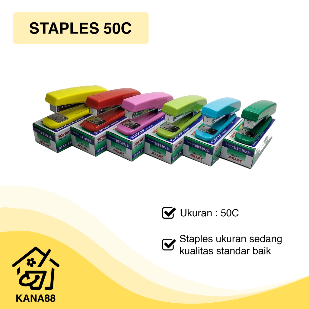 Stapler HD - 50CL Medium Size Stapler Stepler | Shopee Malaysia