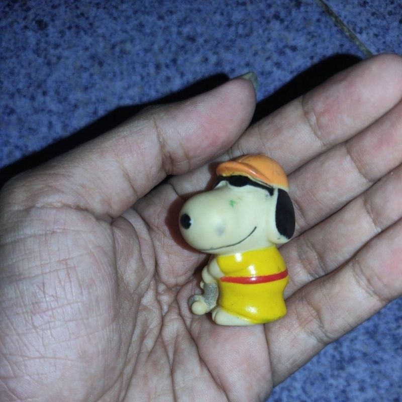 Figure Muttley playing Golf vintage rubber rubber wacky racers wacky ...