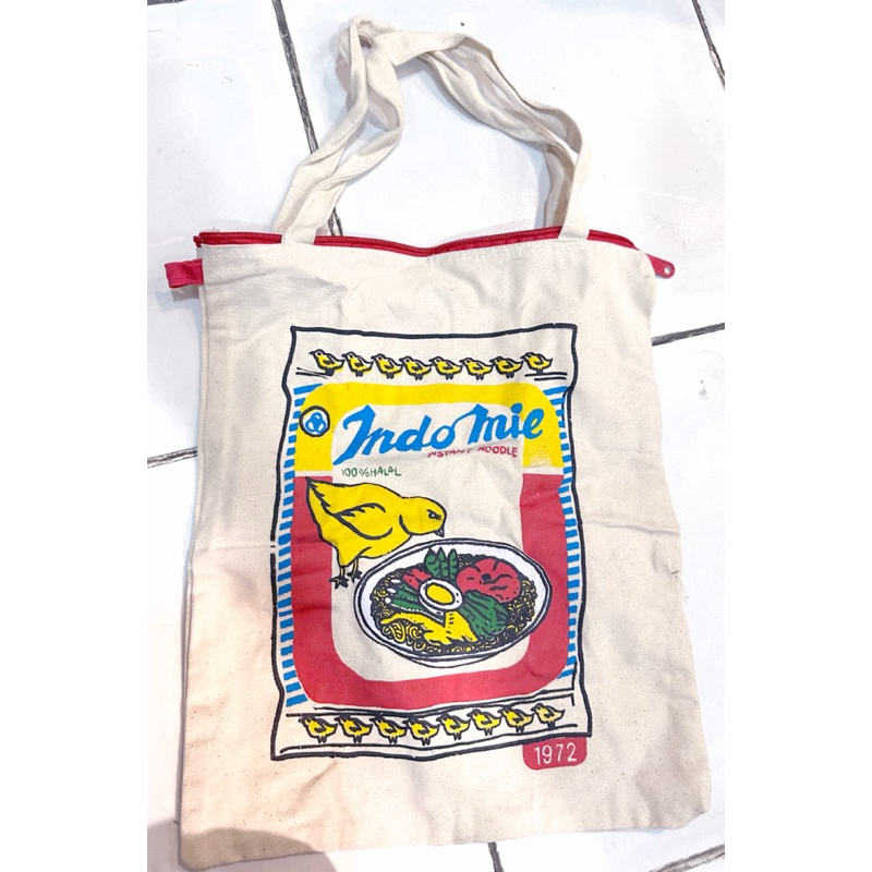 Indomie Shopping Bag Old School/Spunbond indomie Ancient/indomie ...