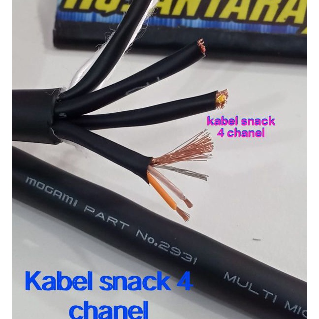 CHANEL Latest 4 channel Mogami 2931 snack cable original japan | Shopee ...