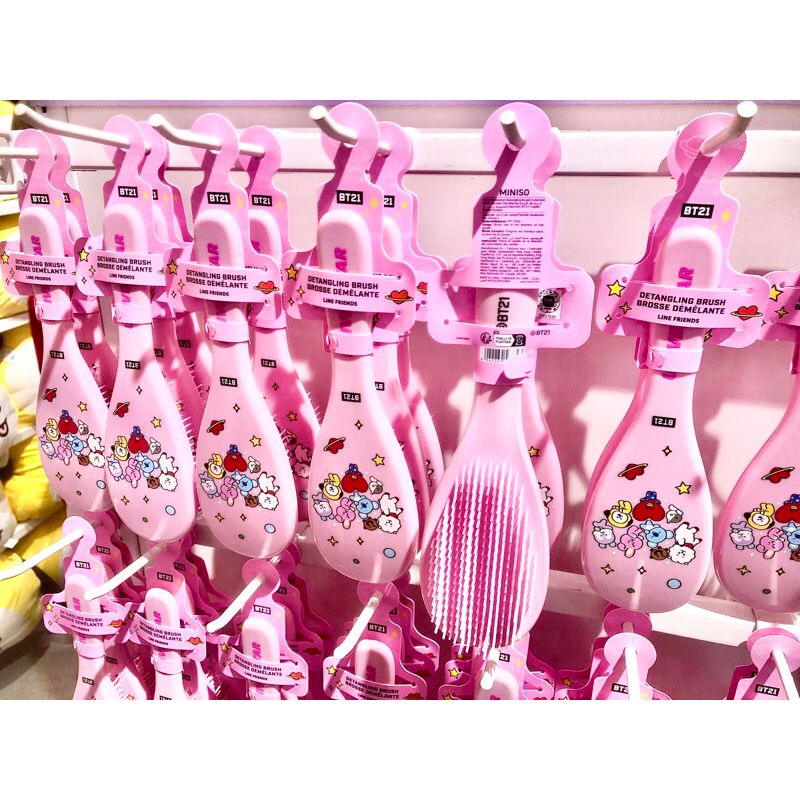Miniso x BT21 Collection Comb Hair Brush / BTS Series Hair Comb (TATA ...