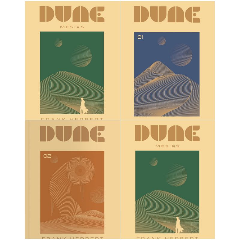 (KPG) (Original, Seal) Novel Dune 1 2; Dune Messiah - Frank Herbert ...