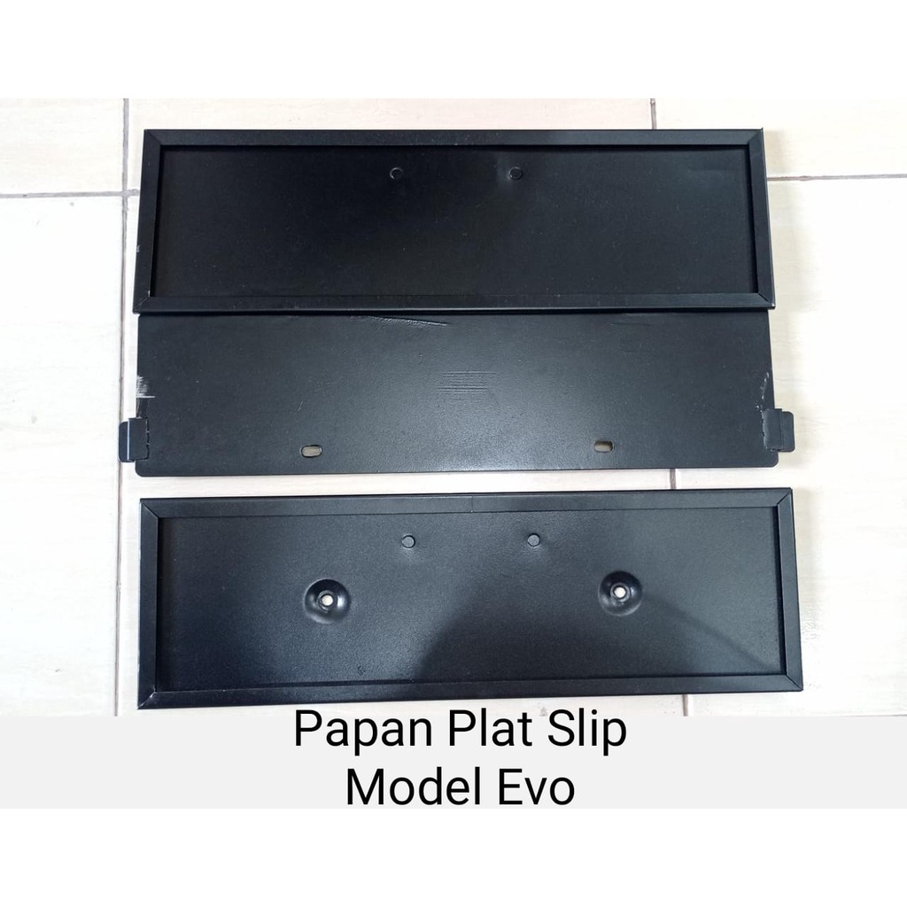 HITAM Evo SLIP Model Black Number Plate Holder | Shopee Malaysia