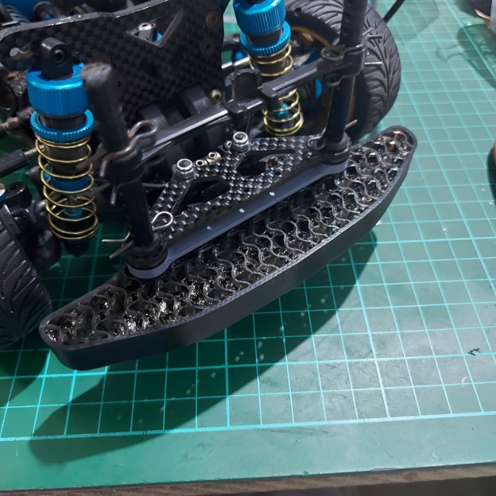 Front Bumper Upgrade for XV02 Pro Part Kit RC Car Rally 1/10 Tamiya ...