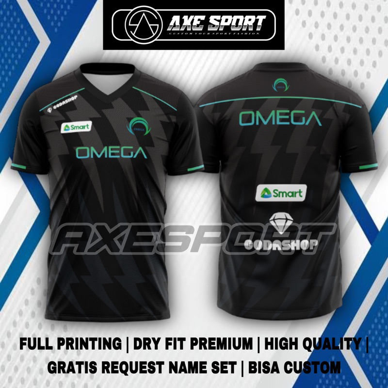 New Omega Esport T-Shirt Jersey Full Printing Free Request Nickname ...