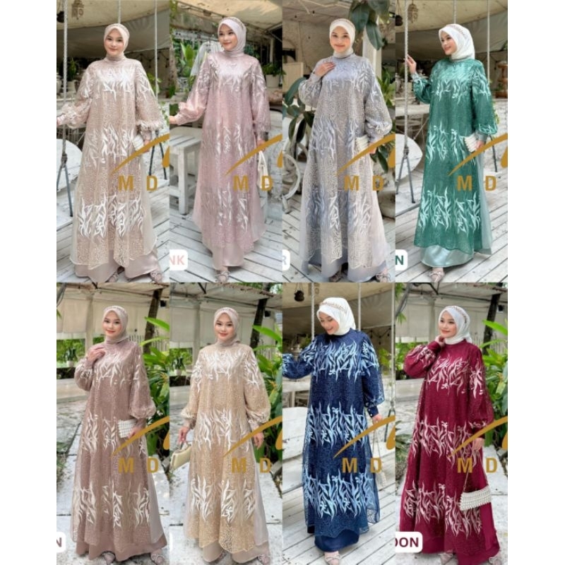 (9) Mdly HANDIA Muslimah Eid Adha Lux Handiya Dress by Mdly. Nazra Sha ...