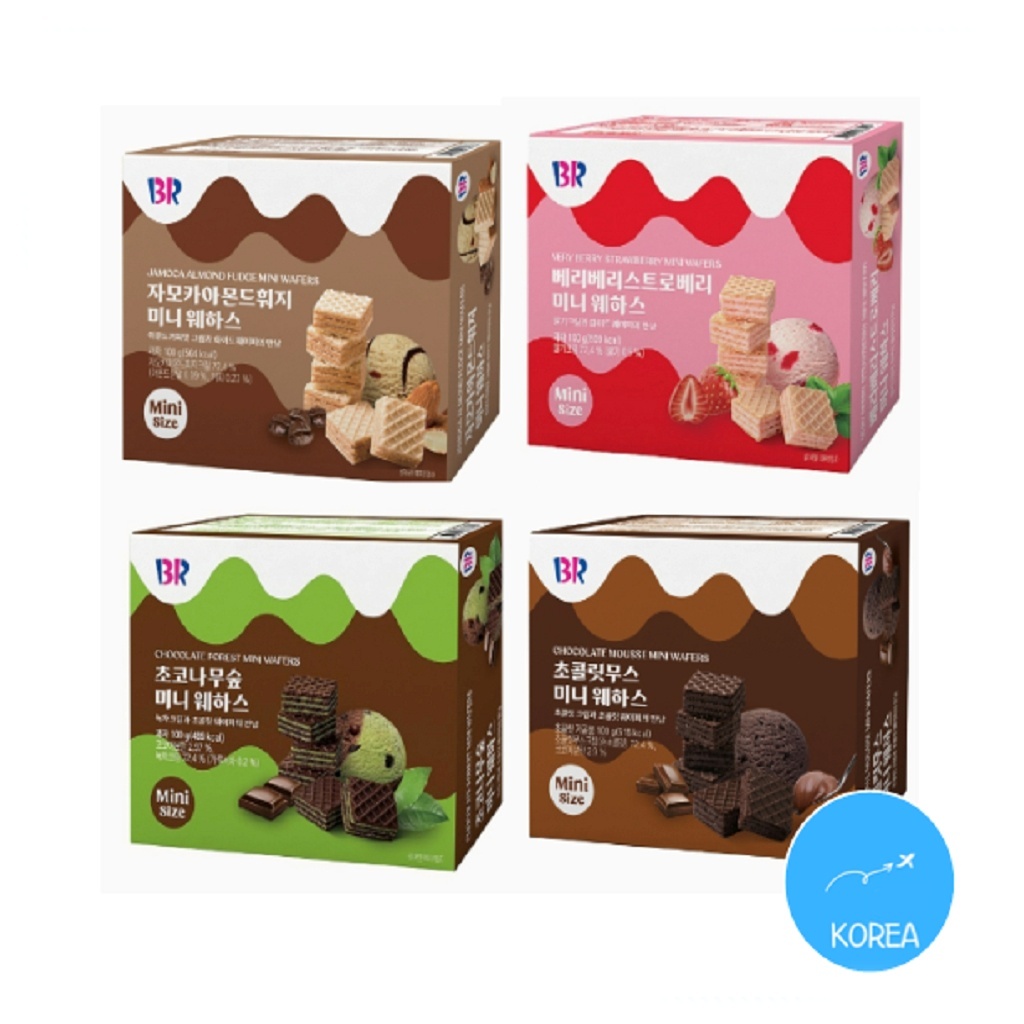 Baskin ROBBINS Mini Wafers Snack from Korea | Shopee Malaysia