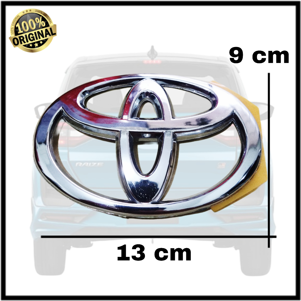 Raize Original Rear Luggage Logo/ Toyota Raize/ Toyota Original Logo ...