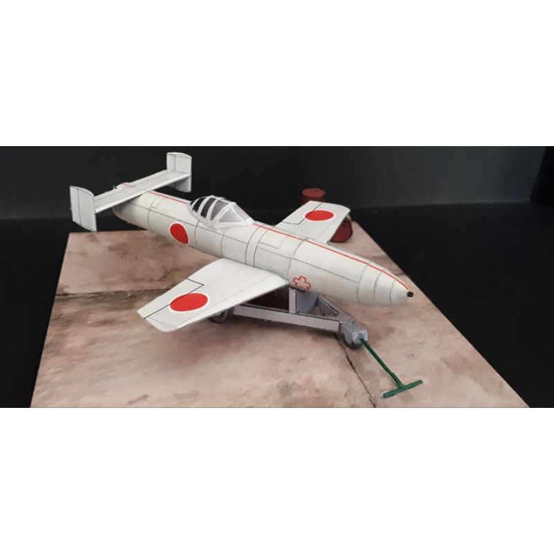 Ohka MXY7 aircraft papercraft pattern sheet scale 50 (2PD-B1) | Shopee ...