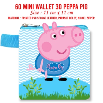 PEPPA PIG Wallet Mini Wallet Long Case Pouch Sling Bag Sling Bag Mouse ...
