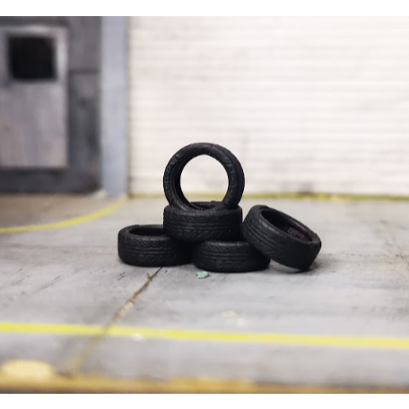 3d Changes Stack Tires type 1 Tire Pile 1/64 Advan Neova Yokohama ...