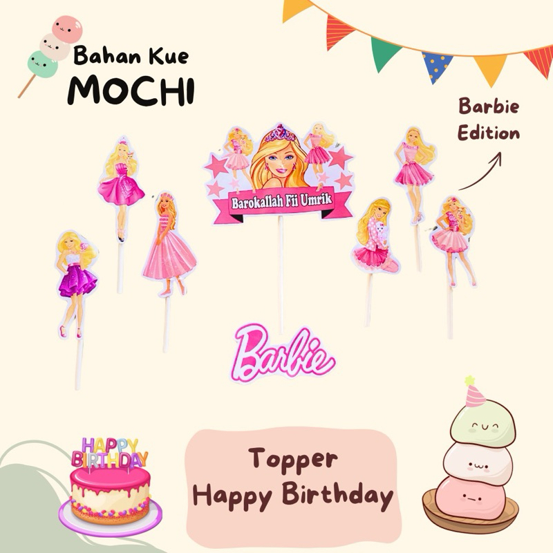 Birthday Character Topper/Birthday Cake Decoration/Happy Birthday ...