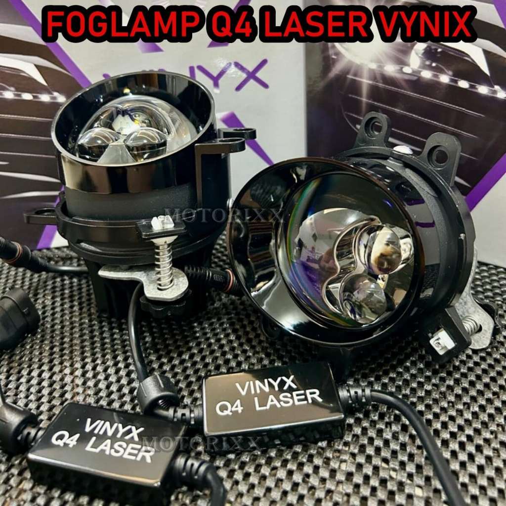 Original VINYX FOGLAMP BILED DOUBLE LASER Q4 LASER 3 INCH FOG LIGHT 55 ...