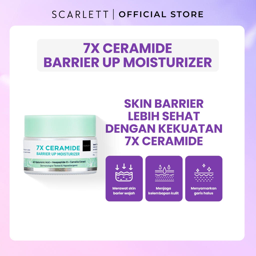 Scarlett Whitening 7X Ceramide Moisturizer - Facial Moisturizer For ... Scarlett Whitening 7X Ceramide Moisturizer - Facial Moisturizer For ...