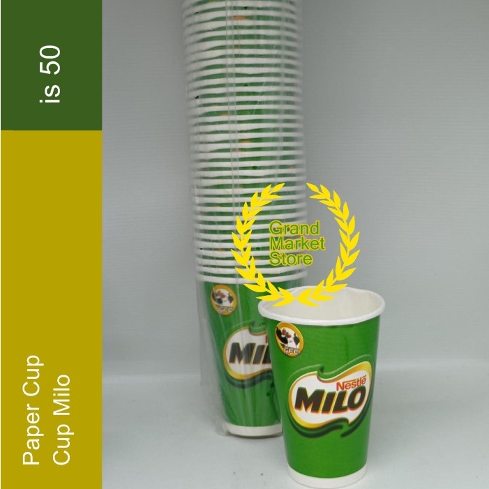 Paper Cup Paper Cup Milo Uk 8oz Glass Milo Contents 5 Glass Milo ...