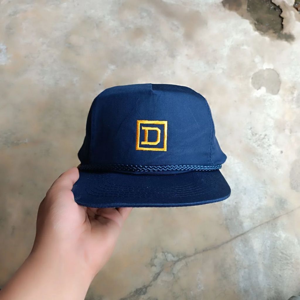 Vintage Rope Hat Golfer Hat Ship Strap Original D Logo | Shopee Malaysia