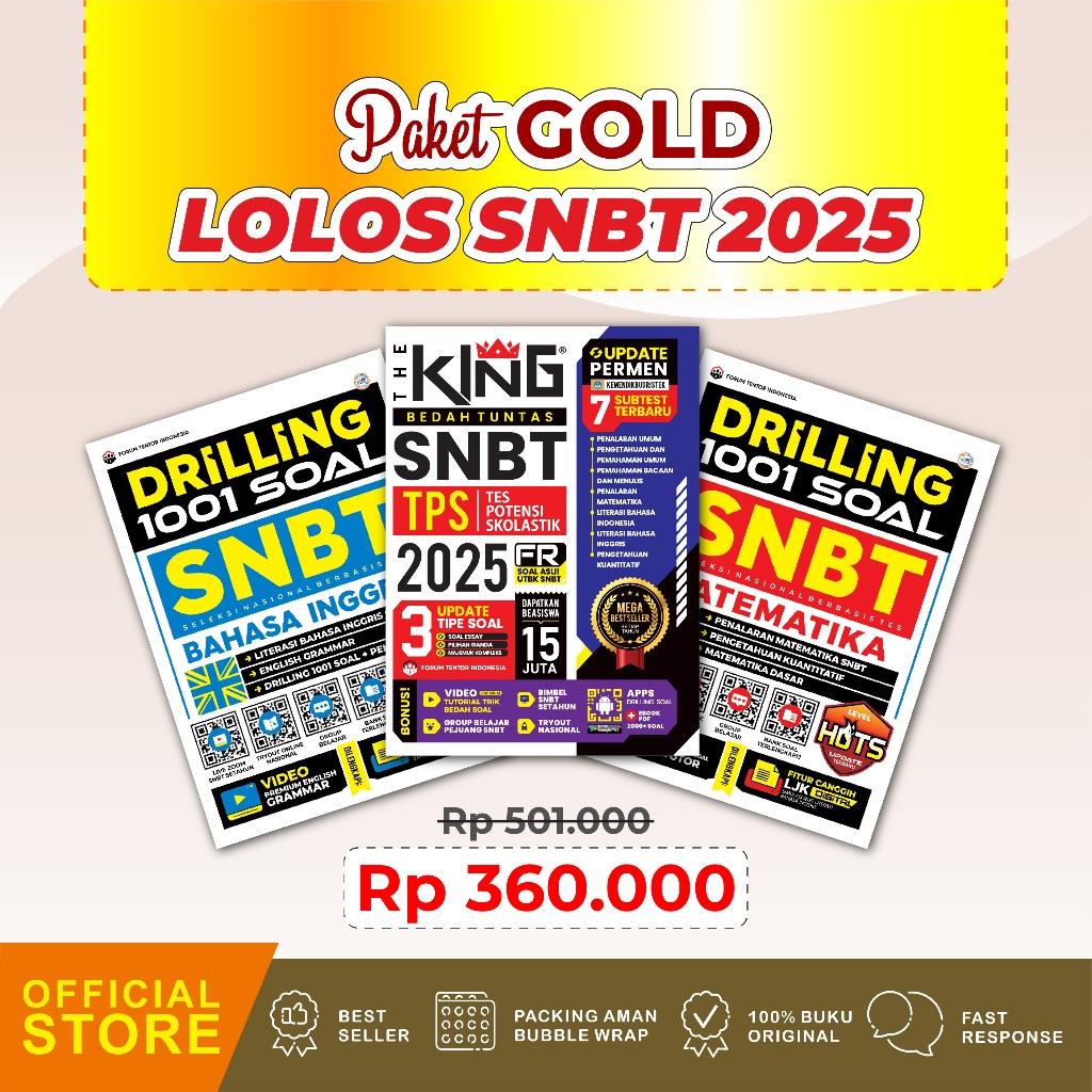 Snbt Book 2025 Complete SNBT The King Passing Package Surgical Grid - SNBT Grid | Shopee Malaysia